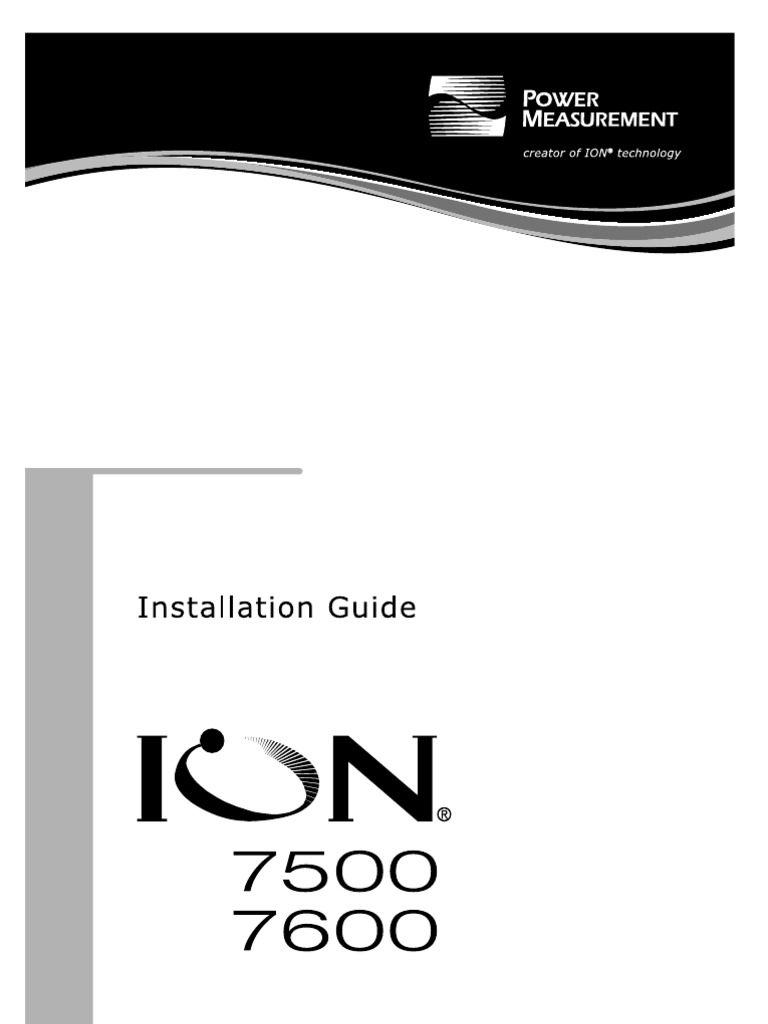 PM7500 7600 Installation Guide | PDF | Manufactured Goods ...