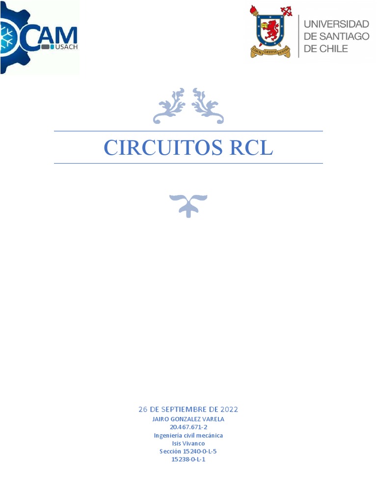 Circuitos RCL | PDF