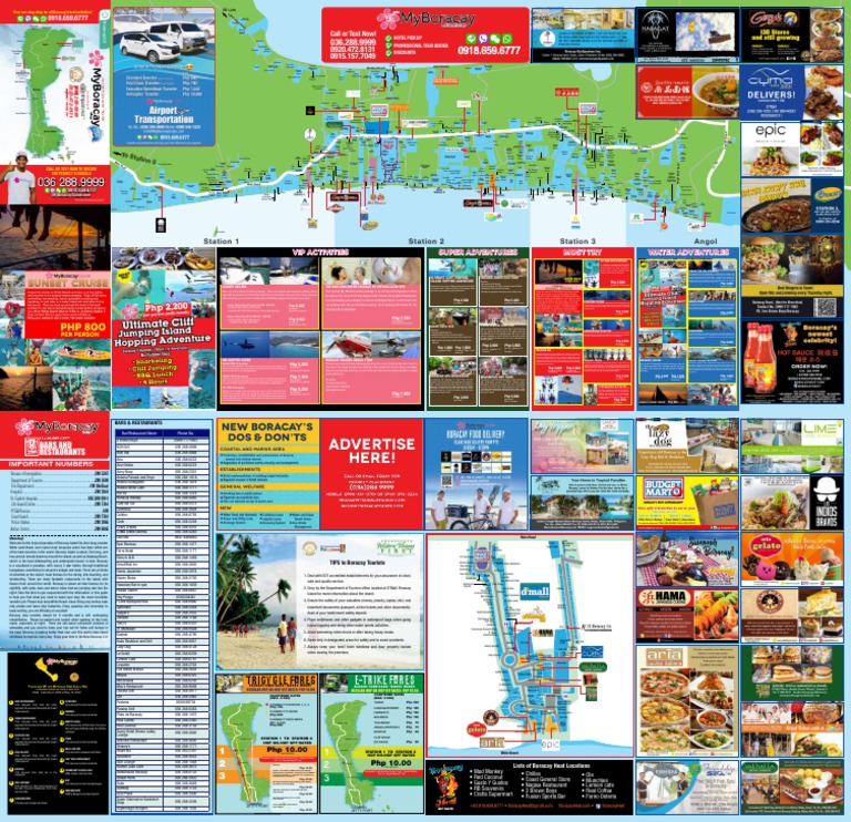 My Boracay Guide Map 34th Edition | PDF | Water