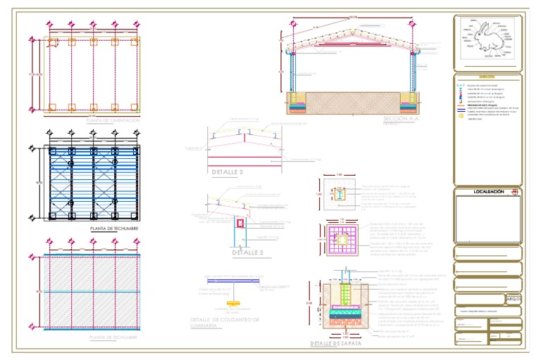 Plano de Estructura de Techumbre | PDF