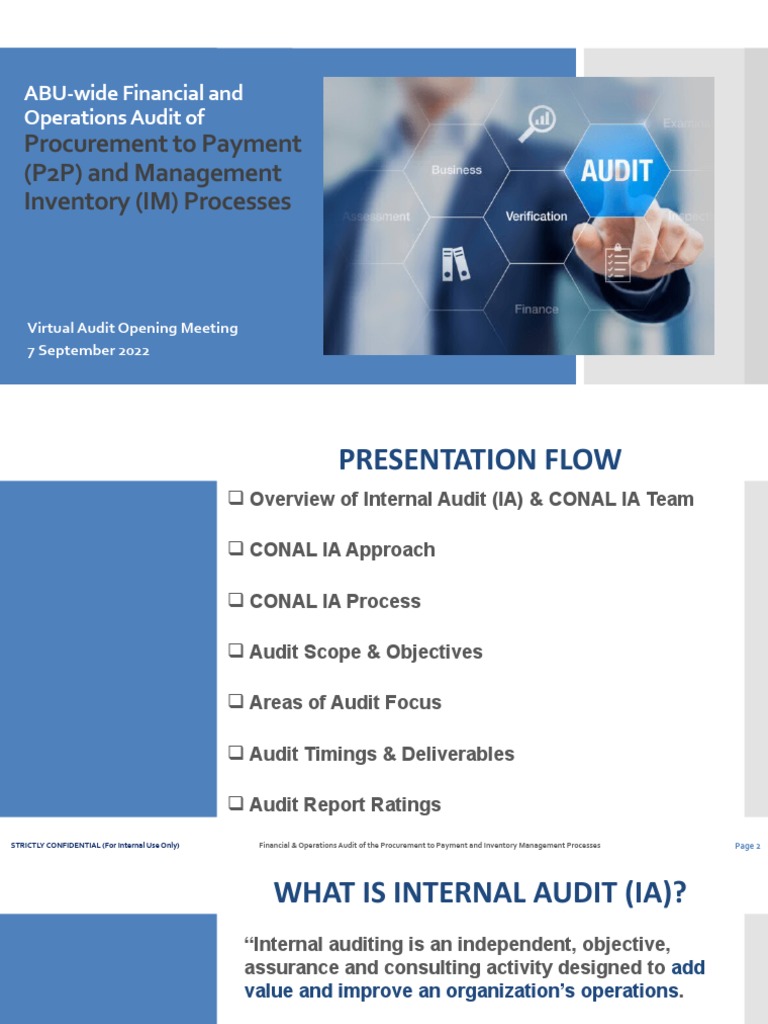 P2P and Inventory Management Audit Overview | PDF