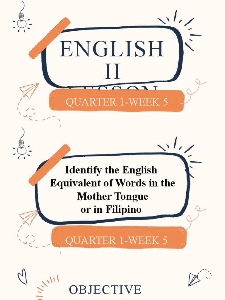 English Q1-W5 Sept. 19-23, 2022 | PDF