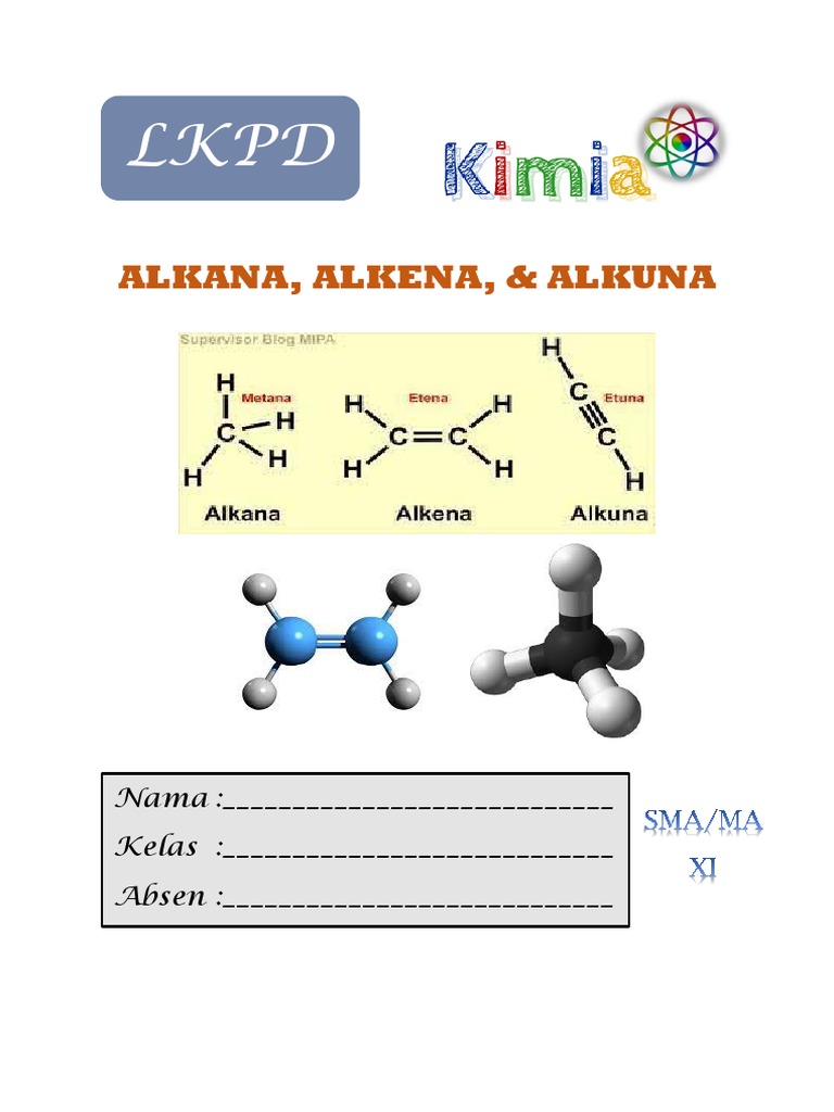 LKPD Tatanama Alkana, Alkena & Alkuna | PDF