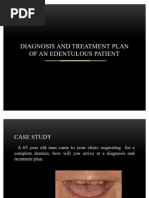 Diagnosis For Complete Denture | PDF | Dentures | Dental Implant