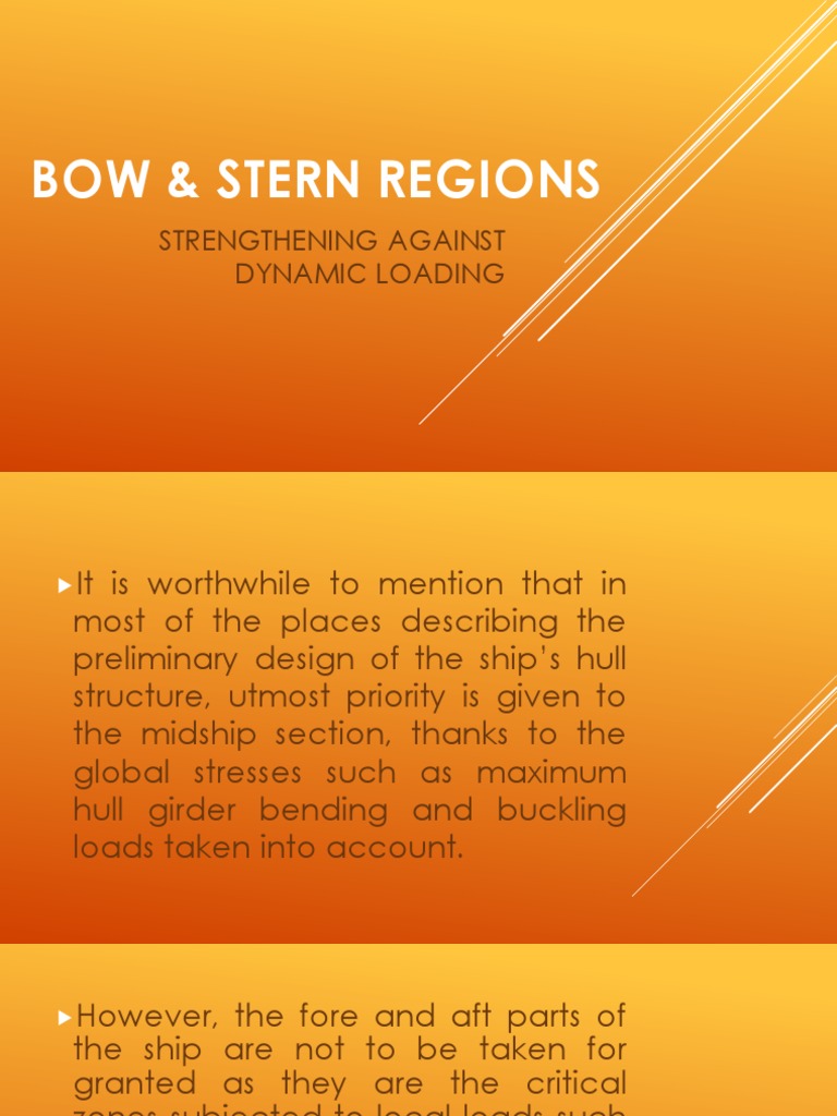 (Week 5) Bow & Stern Regions | PDF | Stern | Ships
