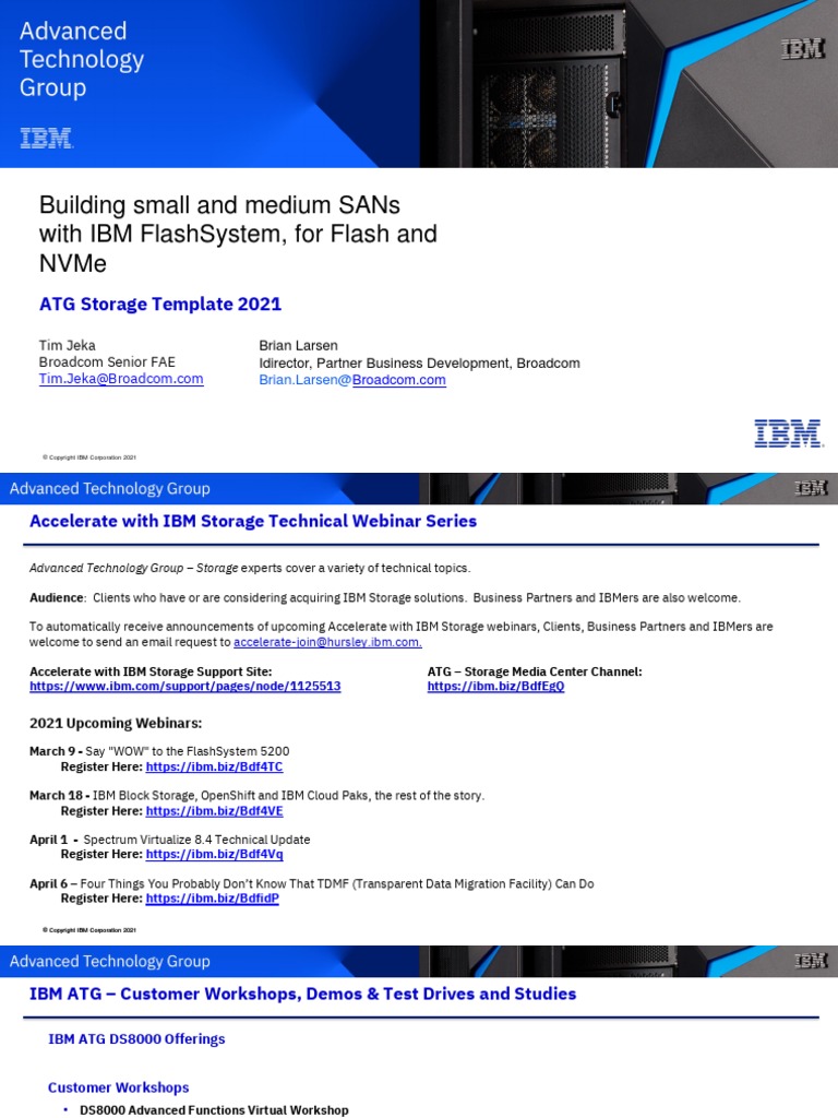 Building Small and Medium SANs With IBM FlashSystem | PDF | World Wide ...