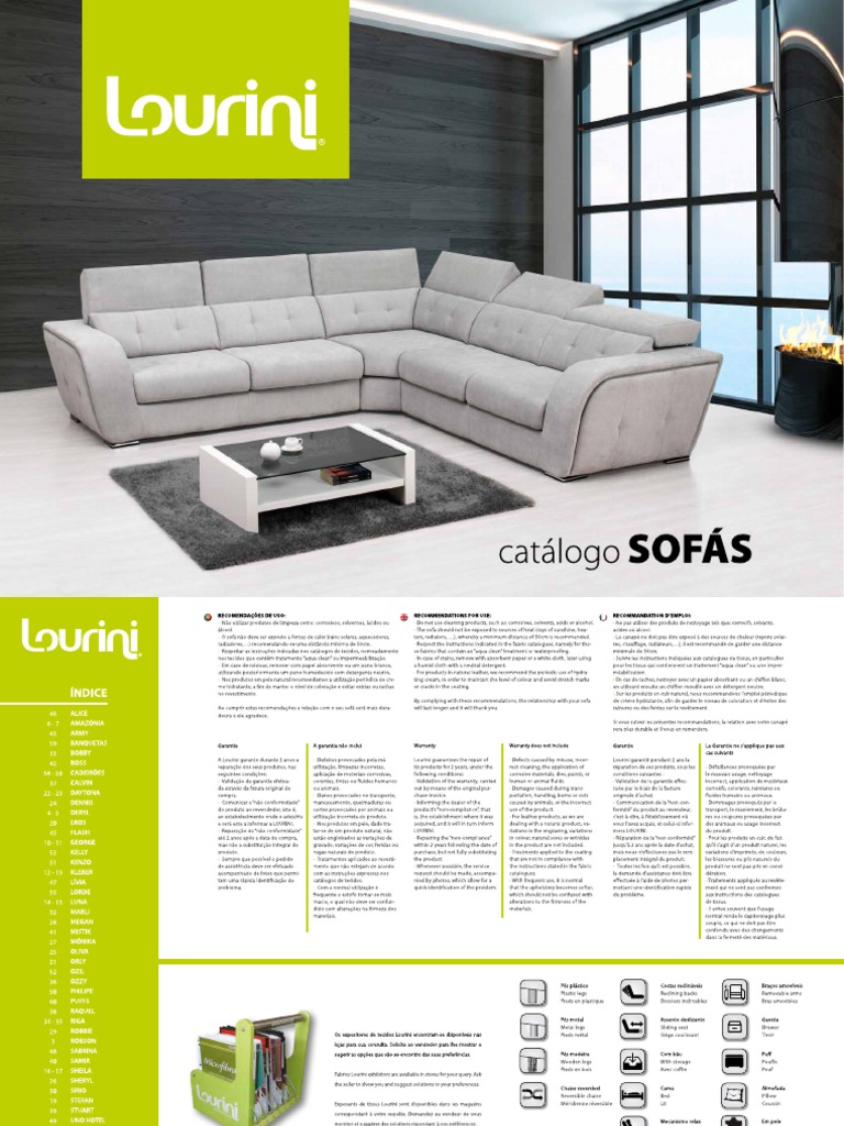 LOURINI Catalogo Sofas 21 | PDF | Upholstery