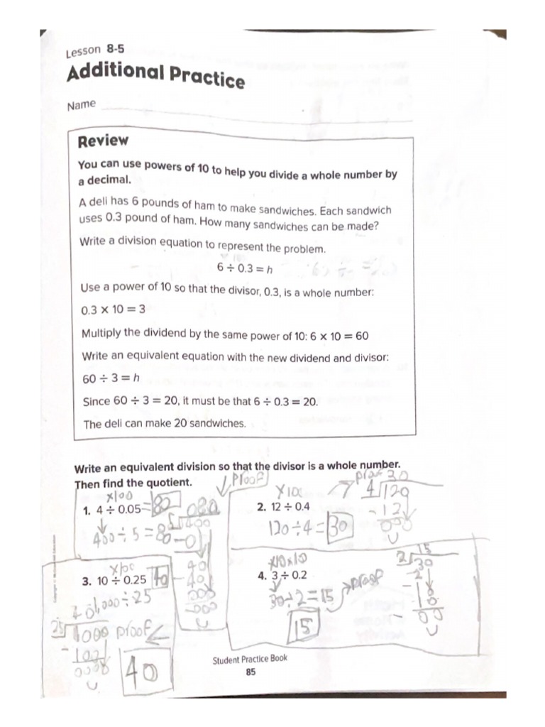 Math HW - Jan 6-Sara G5B | PDF