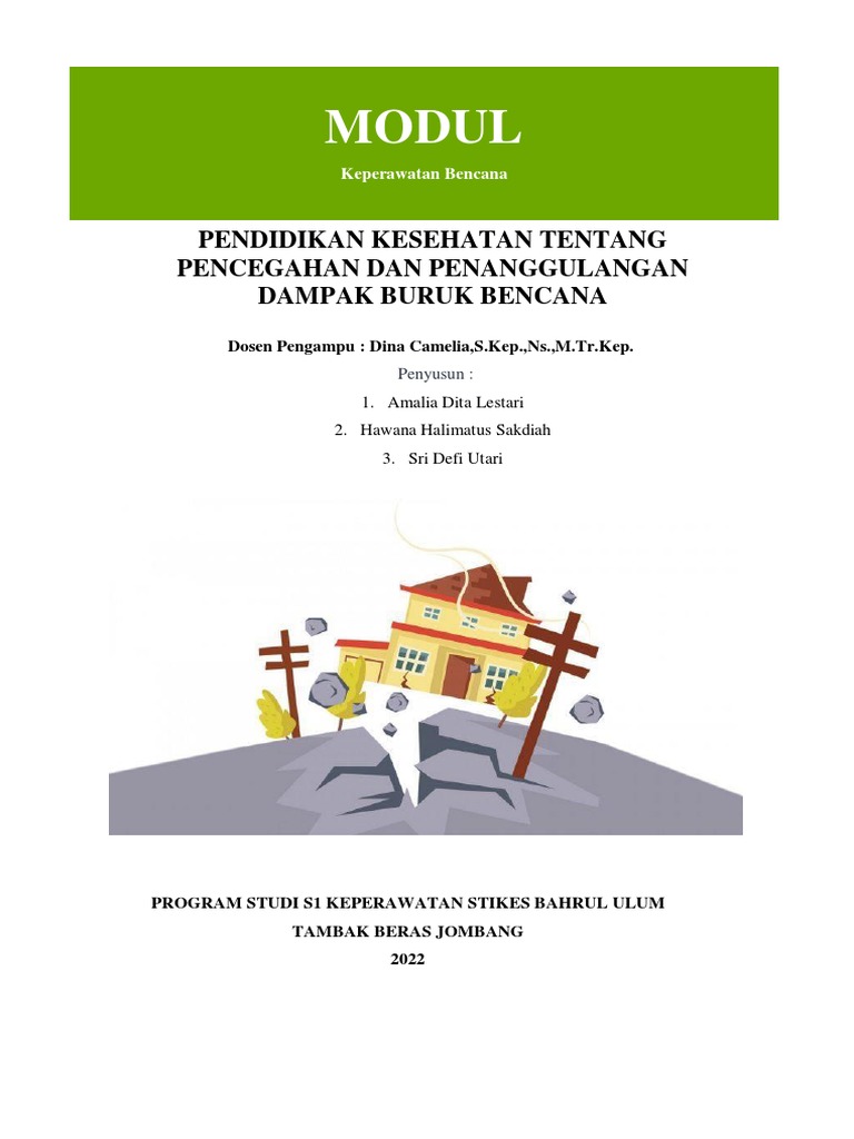 Modul Keperawatan Bencana | PDF