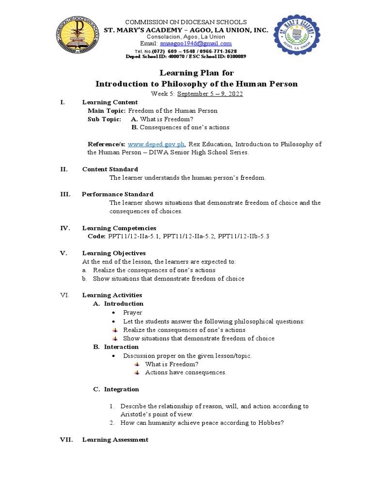 Philosophy 12 LP Week 5-Q1 | PDF | Learning | Reason