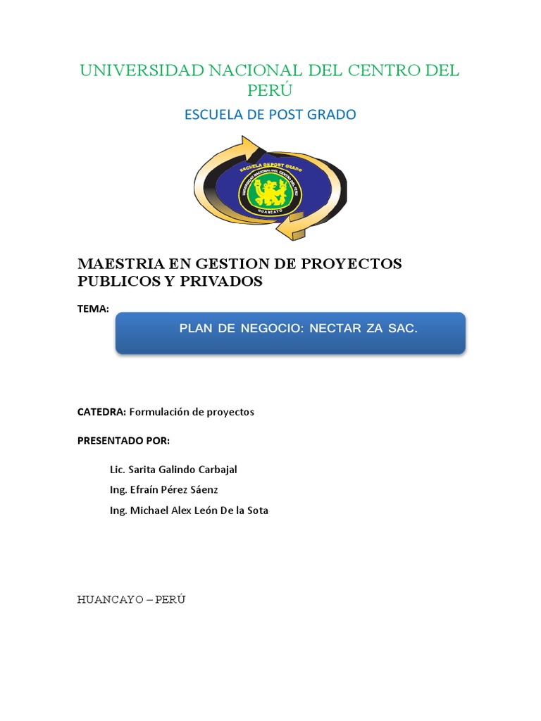 Caratula Uncp | PDF