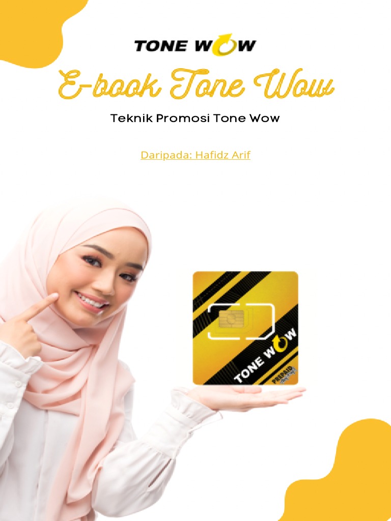 Teknik Promosi Tone Wow | PDF