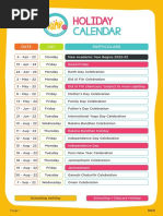 India Holiday List 2025 | PDF | Hindu Worship | Observances