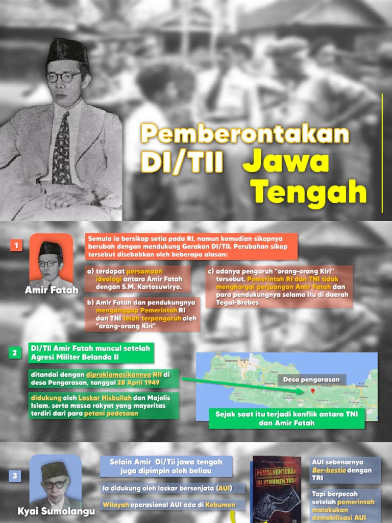 DI / TII JAWA TENGAH (Infografis by @dafafaizul) | PDF
