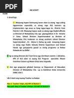 Script Parents Orientation | PDF