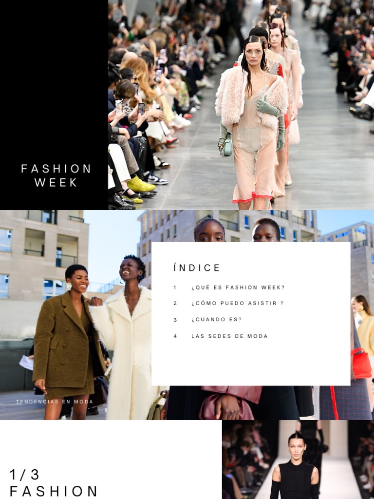 Fashion Week | PDF | Moda | Tendencias culturales