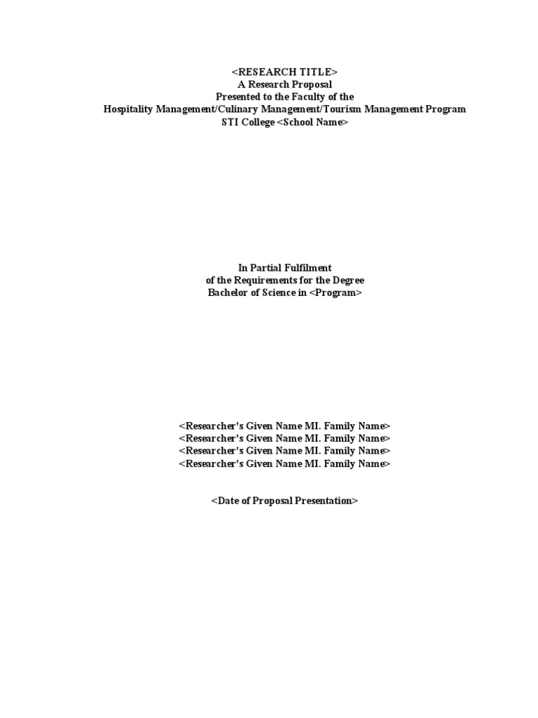 FT-CRD-114-00 Research Proposal Manuscript Template | PDF | Paragraph ...