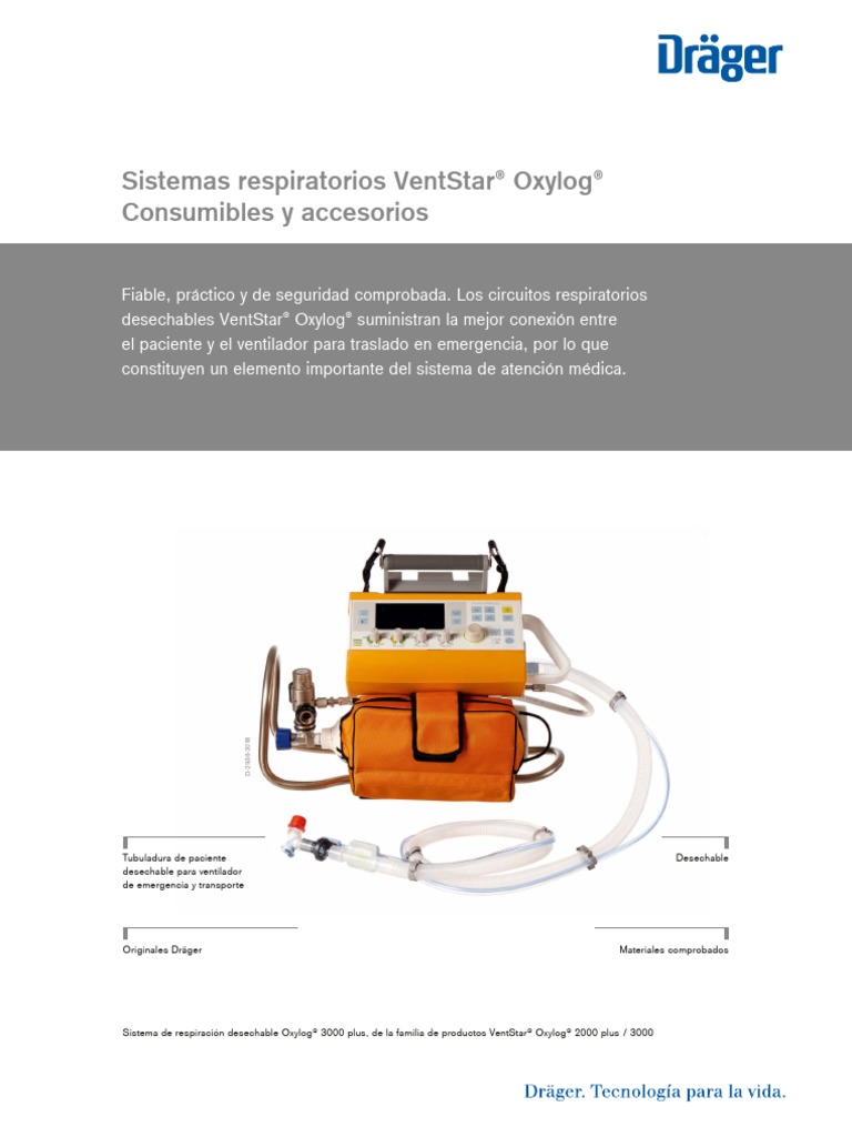 Ventstar Oxylog Pi 9103875 Es | PDF | Sistema respiratorio