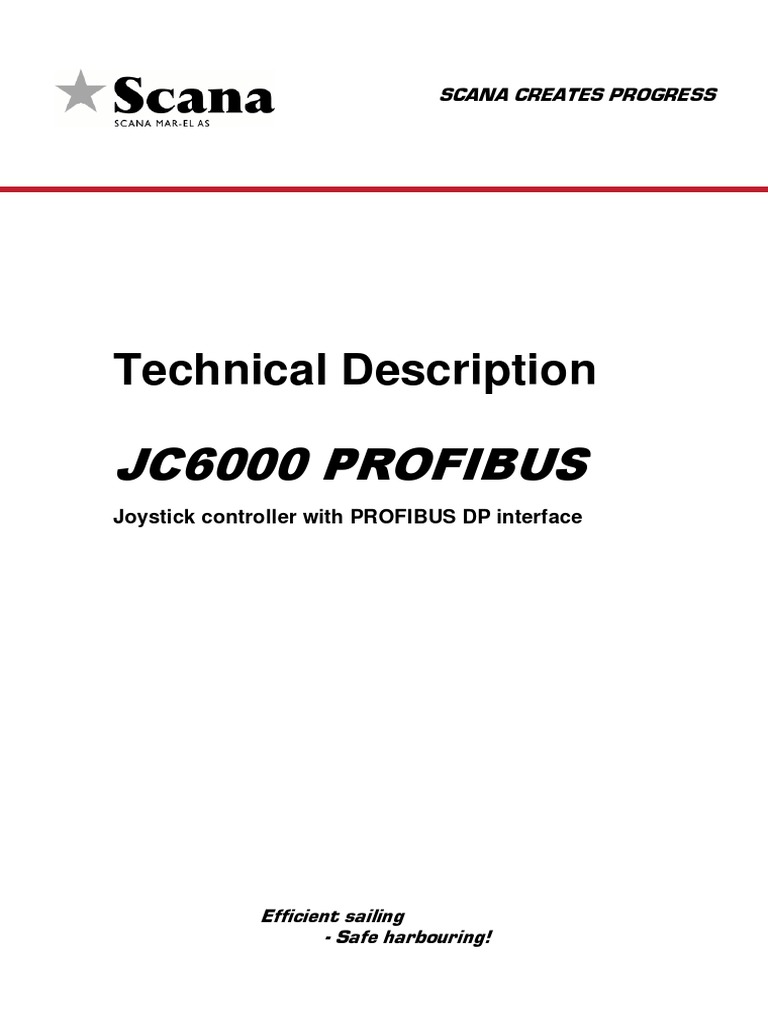 手柄JC6000 Profibus - Technical Description 150dpi | PDF | Computer Science | Manufactured Goods