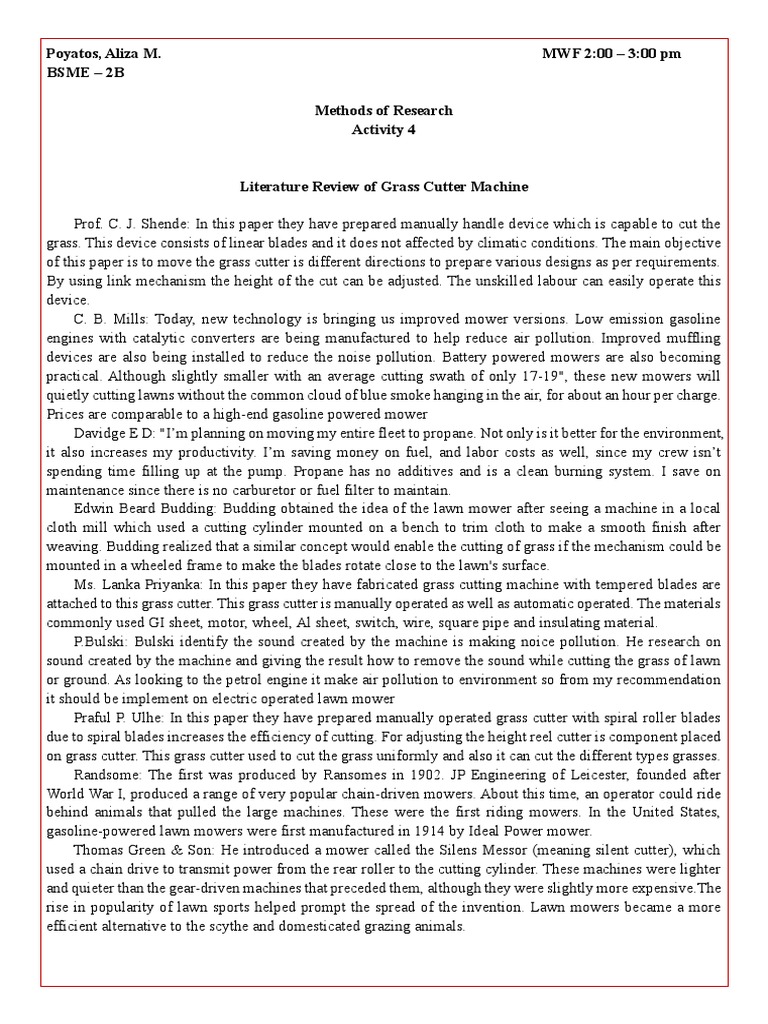 MoR - AC4 | PDF | Lawn Mower | Lawn