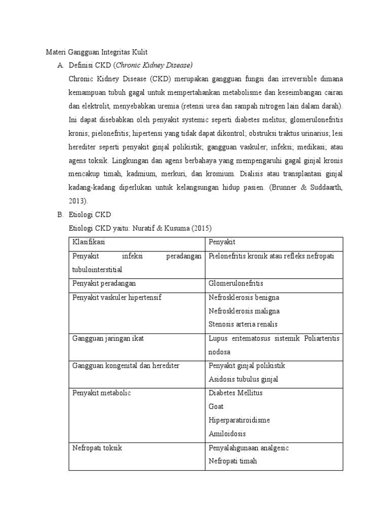 Materi Gangguan Integritas Kulit | PDF