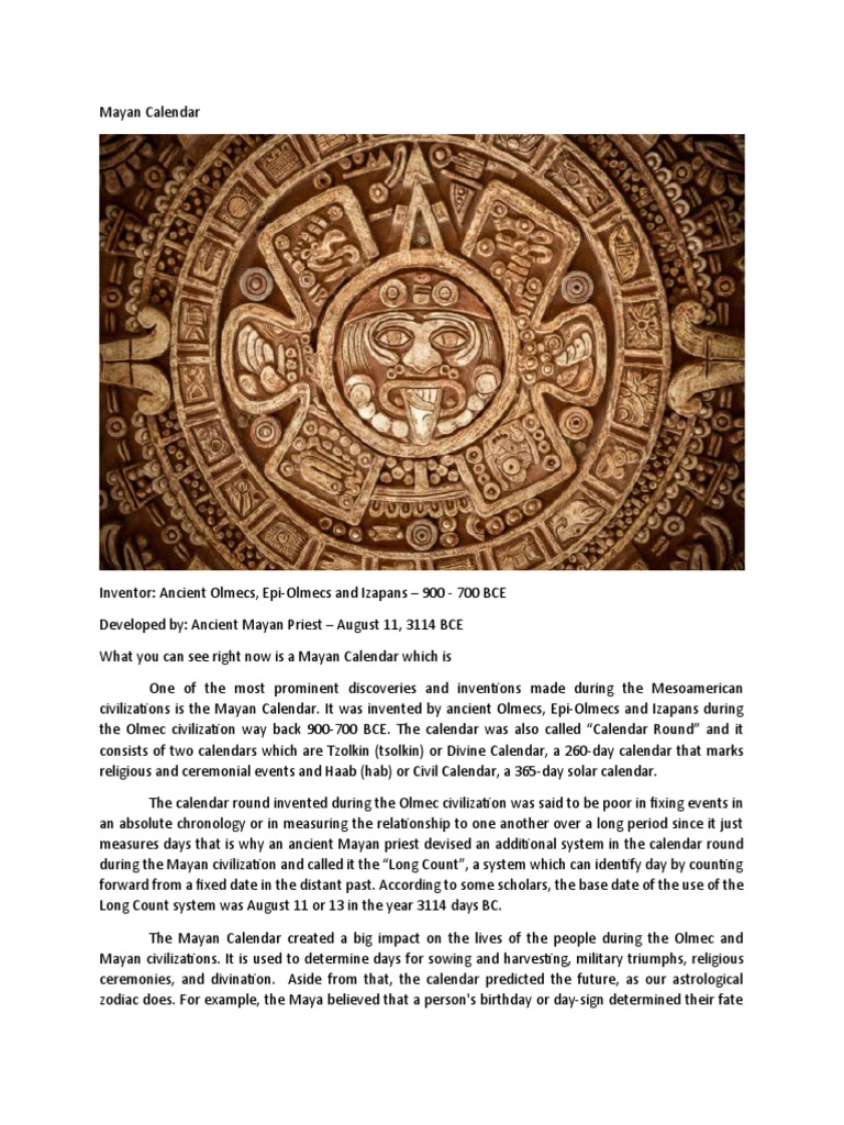 Mayan Calendar | PDF | Social Science