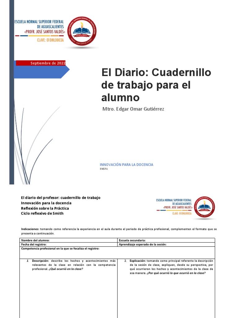 Diario de Trabajo | PDF | Método de enseñanza | Maestros