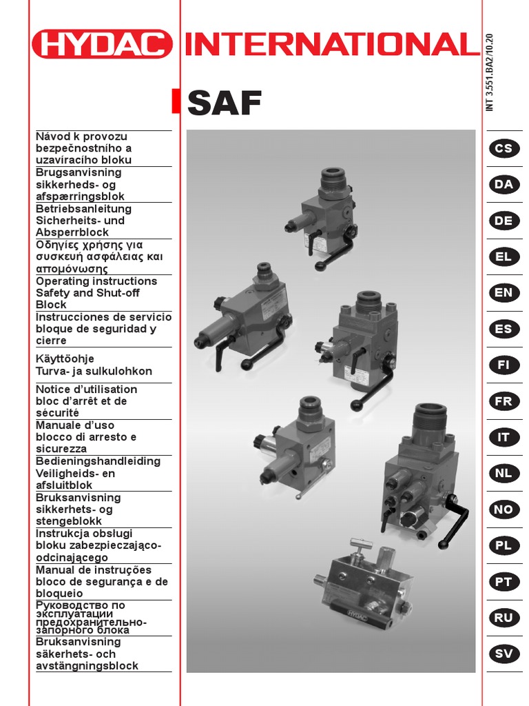 Saf Int 3551-Ba02 10-20 | PDF