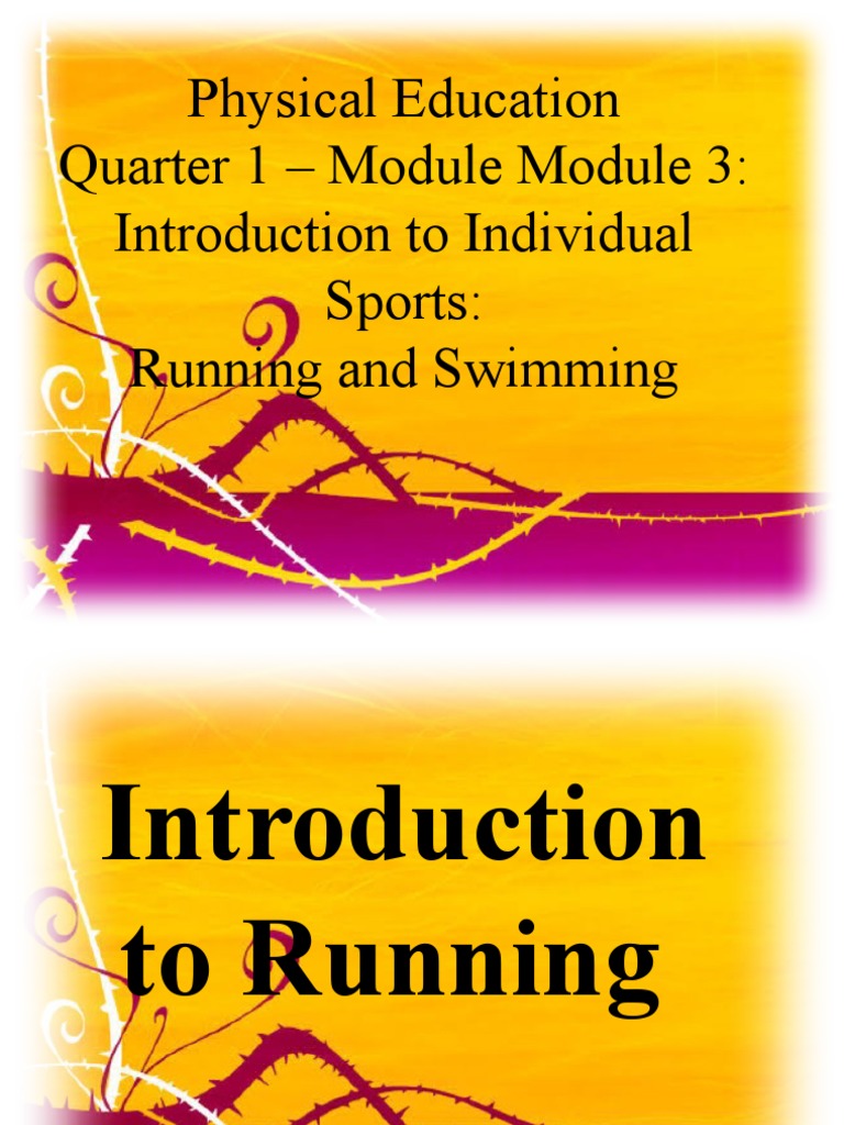 Pe g7 q1 MODULE 3 | PDF | Track And Field | Running