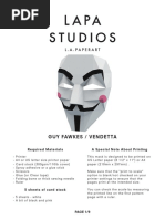 Spamton Cosplay Mask DIY Guide | PDF