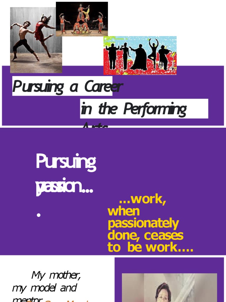 Careers in the Performing Arts | PDF | The Arts | Performing Arts
