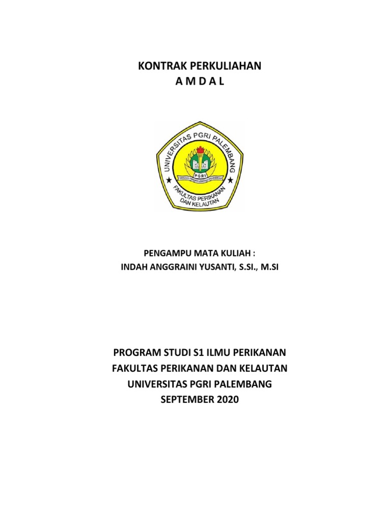 RPS MK Amdal 3 SKS | PDF