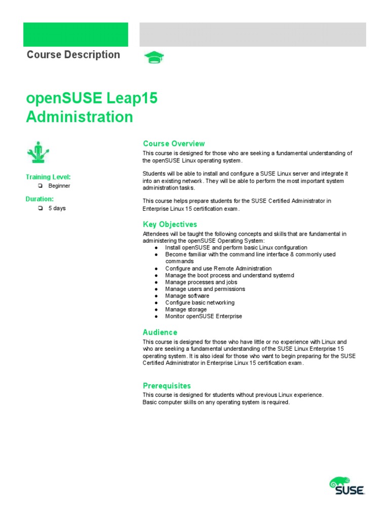openSUSE LEAP | PDF | Linux | Operating System