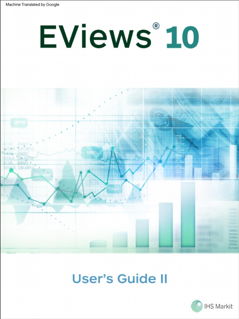 EViews 10 Users Guide II-1-250 | PDF | Análisis de regresión | Archivo de computadora