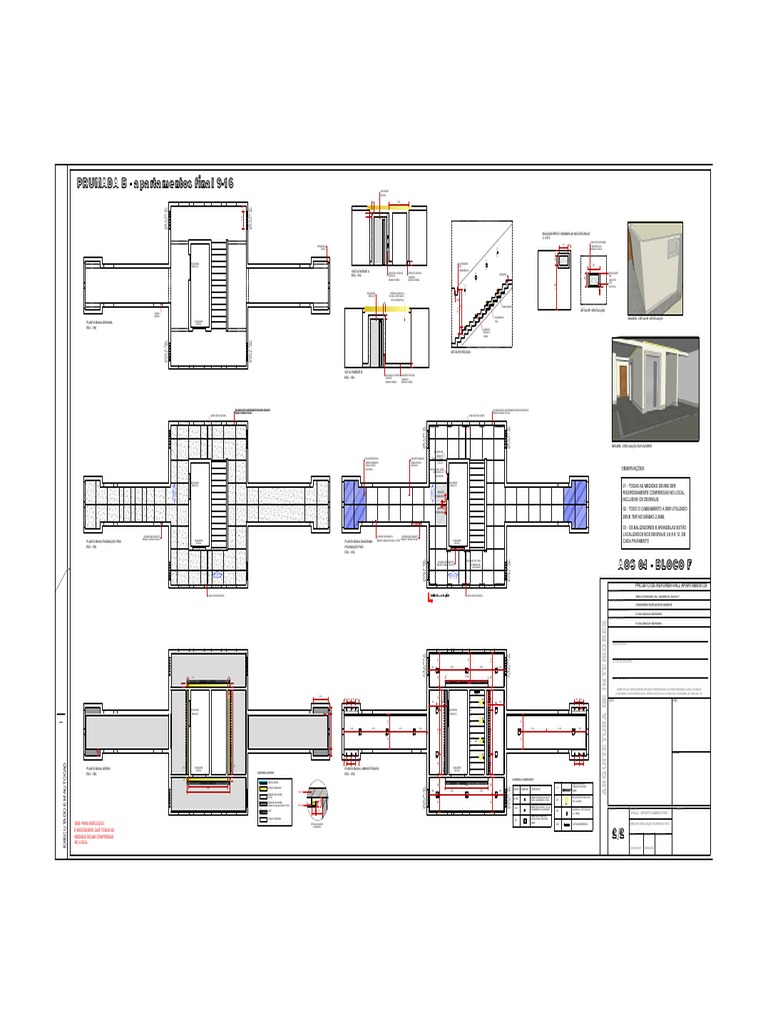 Aos 04 Bloco F Hall Elev 28 07 202o Prancha 02 | PDF
