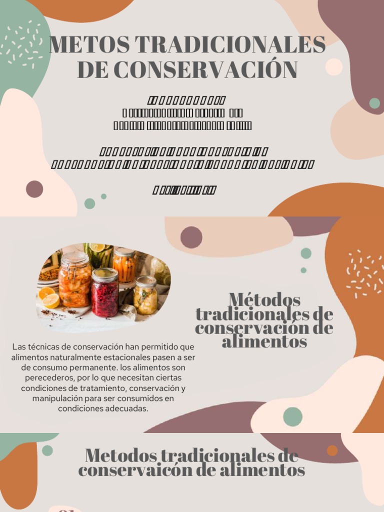 Conservacion de Alimentos | PDF | Comida y bebida | Química
