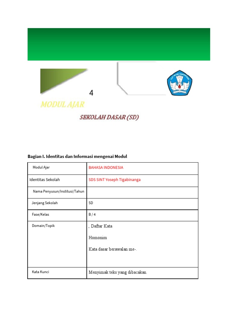 Modul B.indo | PDF