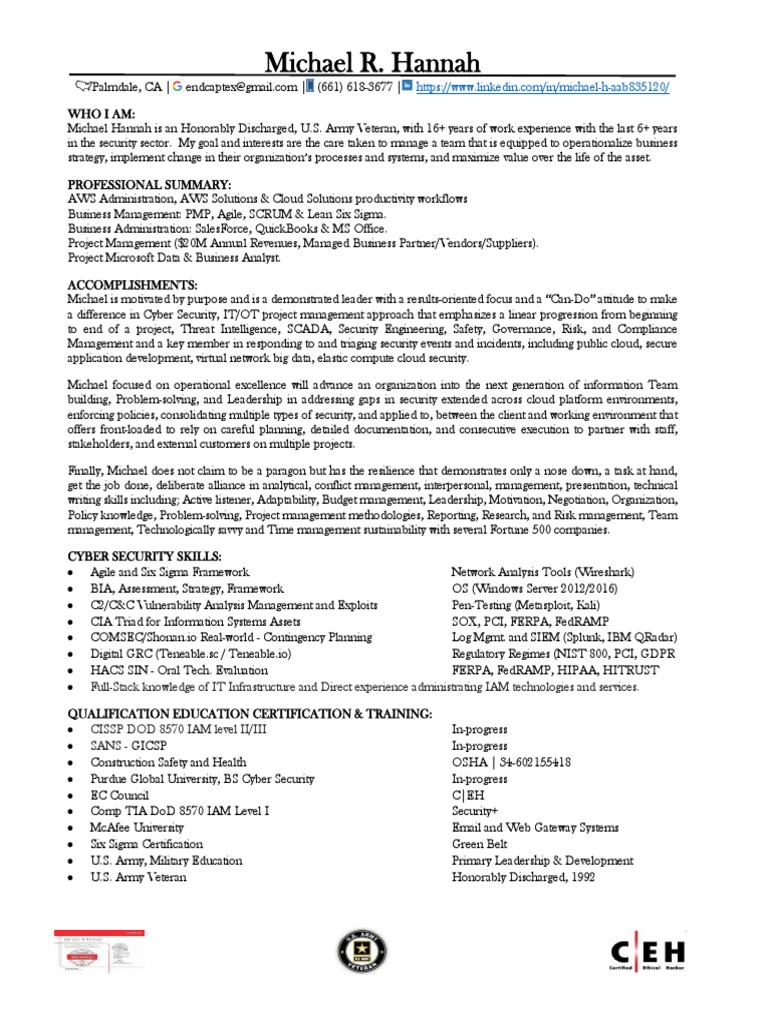 Michael Hannah | Download Free PDF | Security | Computer Security