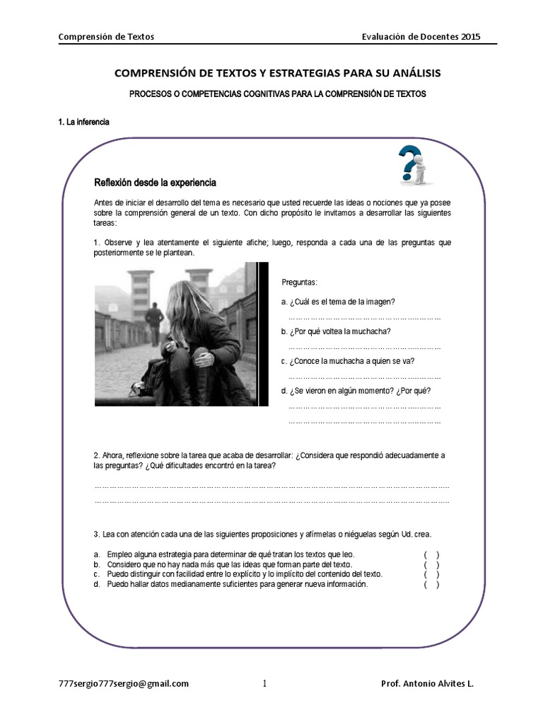 Capítulo 4 - Comprensión General Del Texto | PDF | Razonamiento inductivo | Inferencia