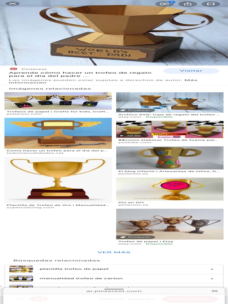 Plantilla de Trofeo para Imprimir - Búsqueda de Google | PDF