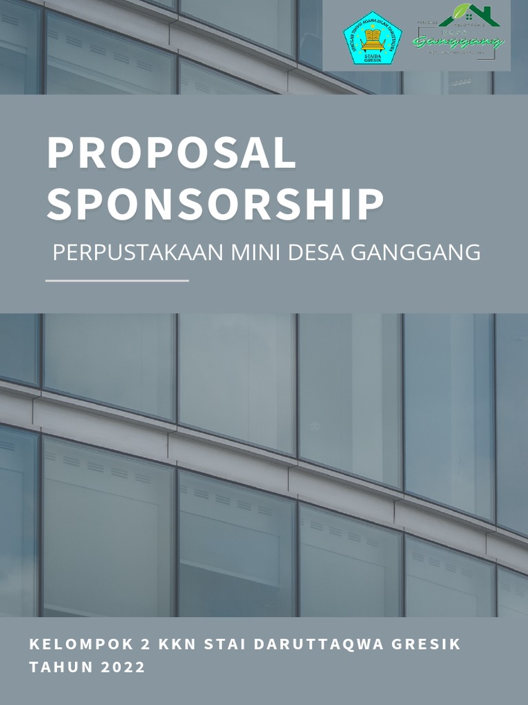 Proposal Sponsorship Perpus Mini Desa Ganggang | PDF