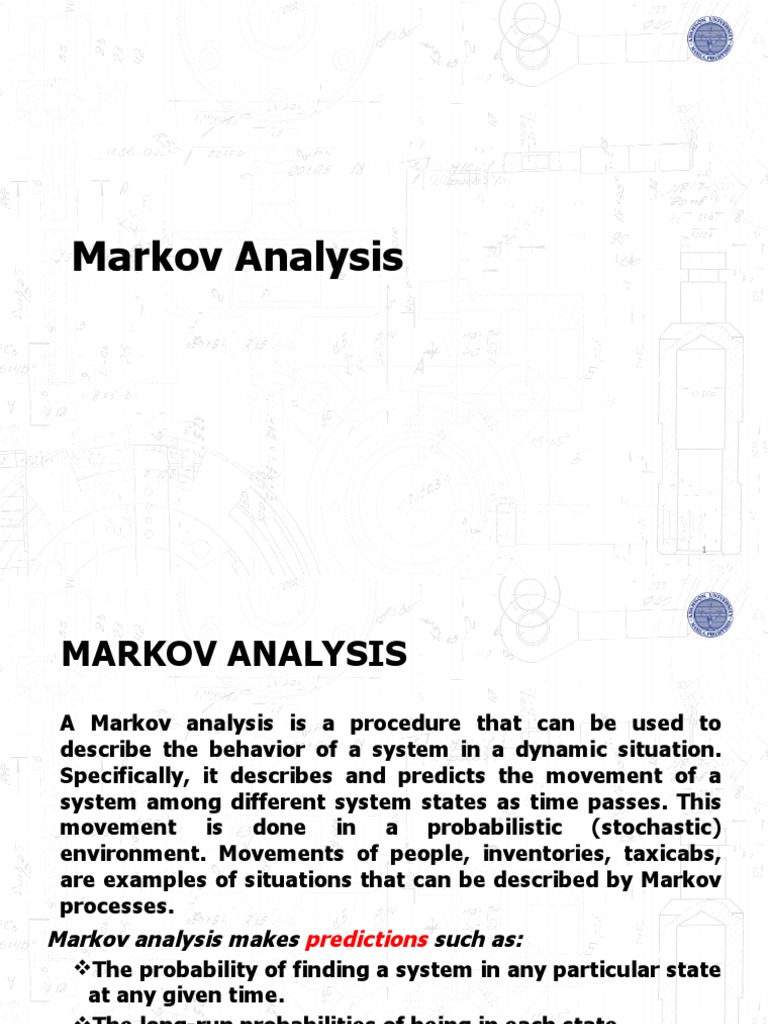 Markov Analysis for Market Share Prediction | PDF