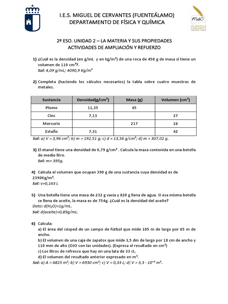 c2 - A201 - Actividades Unidad 2 | PDF