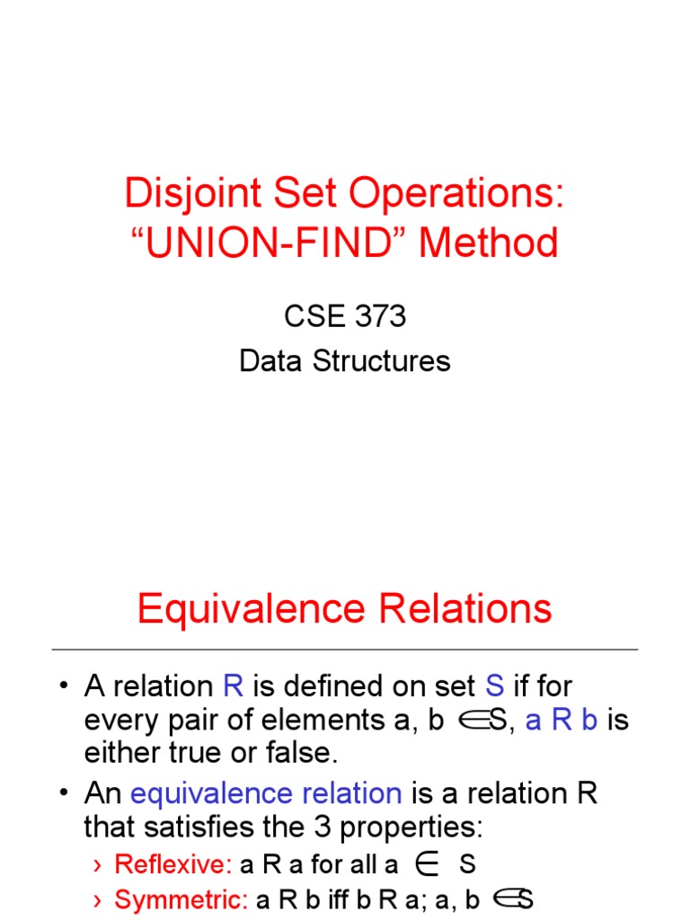 Disjoint Sets | PDF | Set (Mathematics) | Mathematical Logic