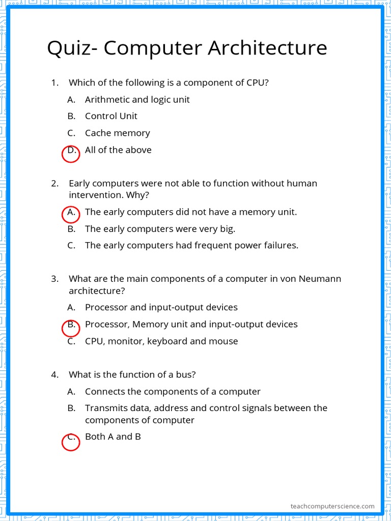 Quiz | PDF | Central Processing Unit | Computer Data Storage