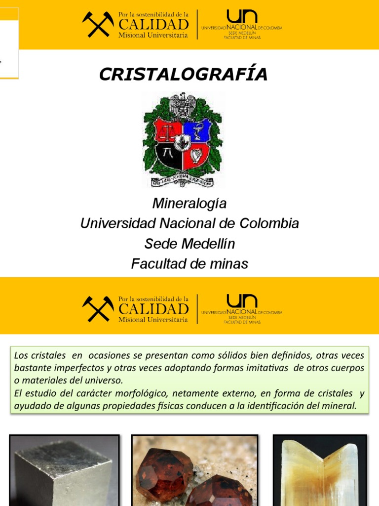 4 Cristalografía | PDF | Cristal | Minerales