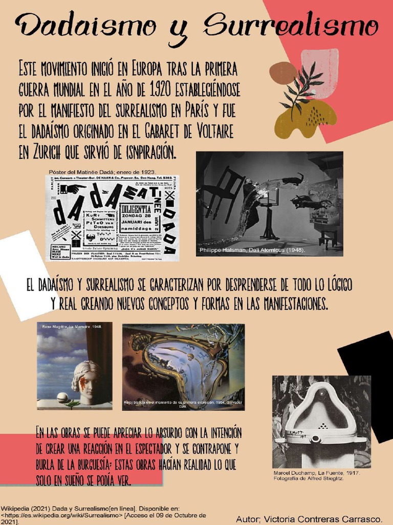 Arte Del Dadaísmo y Surrealismo | PDF