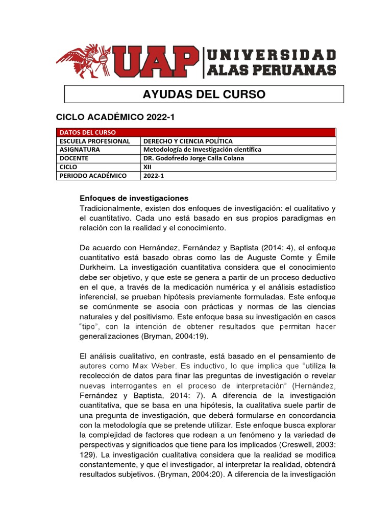 Metodologia de La Inv. Cientifica | PDF | Investigación cuantitativa | Método científico