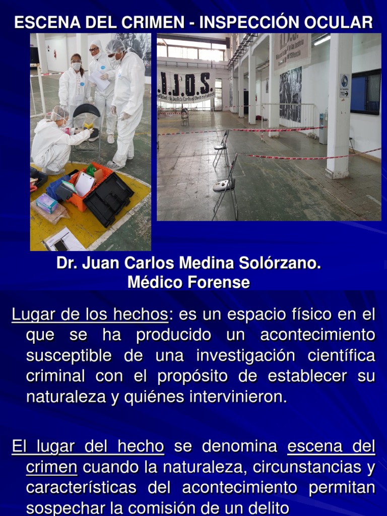 Inspección Ocular en La Escena Del Crimen. | PDF | Policía | Muerte