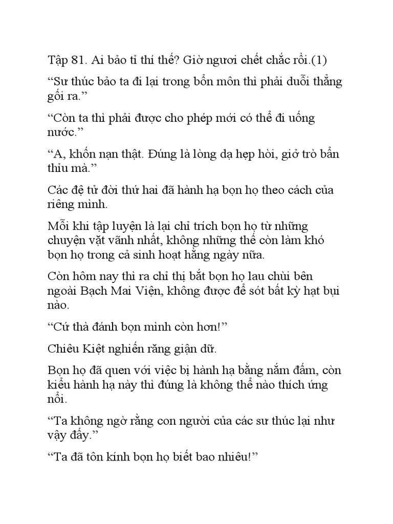 Hoa Son Tai Khoi Chap 81 | PDF